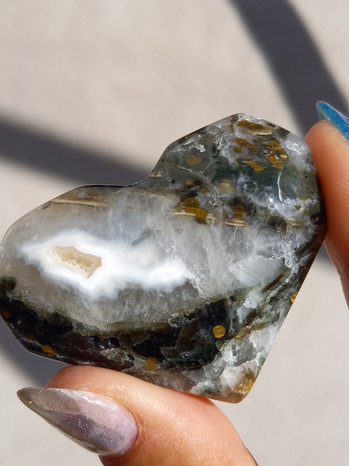 8th veinオーシャンジャスパーハート | HugStones