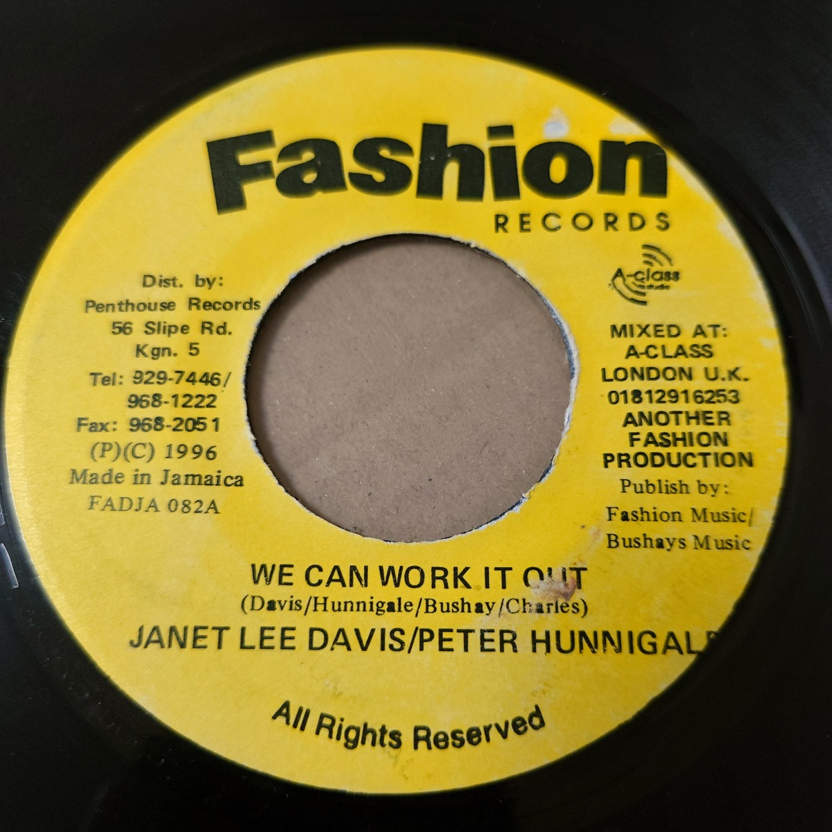 Janet Lee Davis & Peter Hunnigale - We Can Work It Out / Fashion 7inch ...