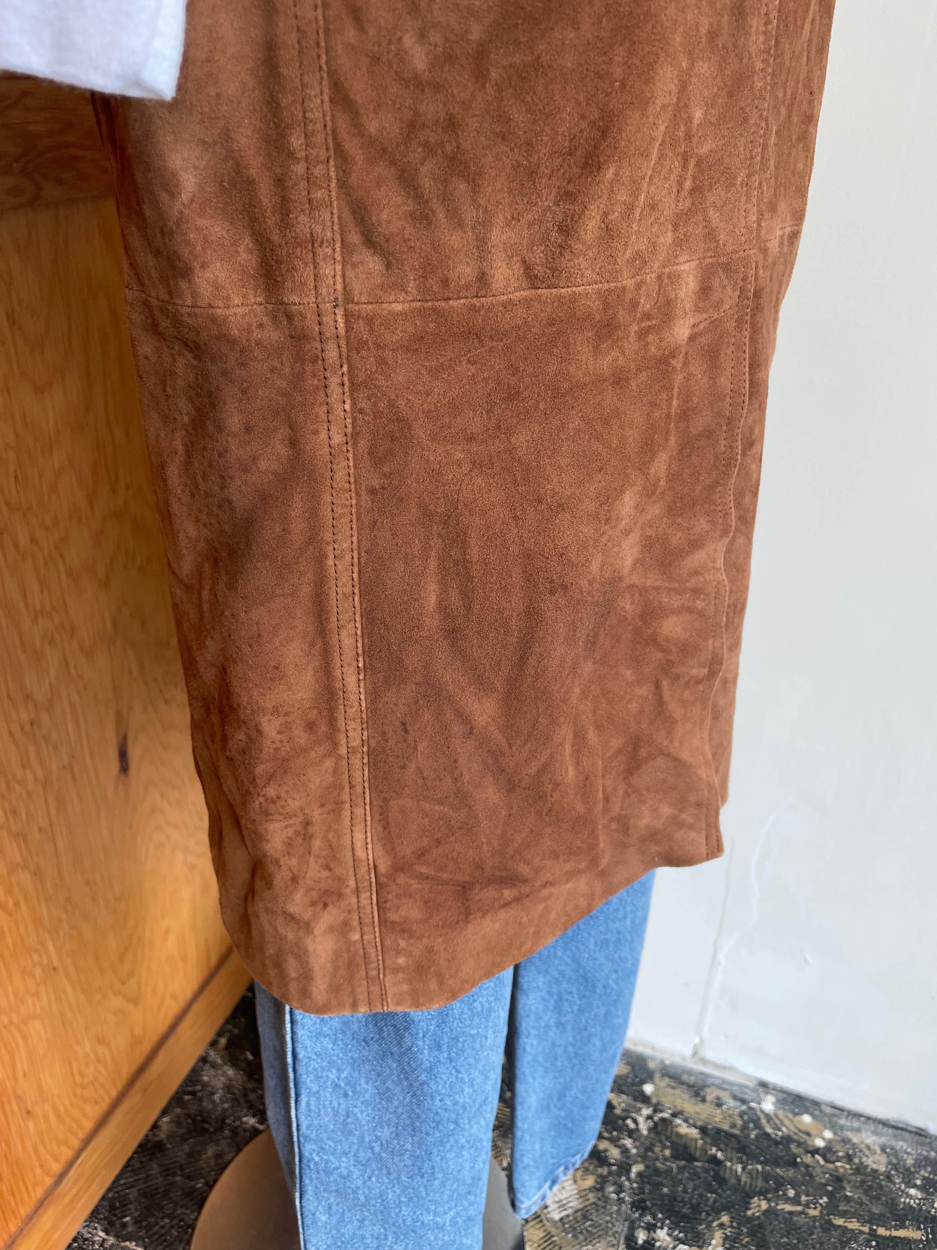 goat suede skirt | LIBRA