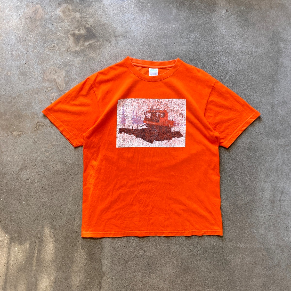 WILLIAMS Heavy Machine Tee” T-shirt Crash Print 90s 00s | PECHKAPECHKA