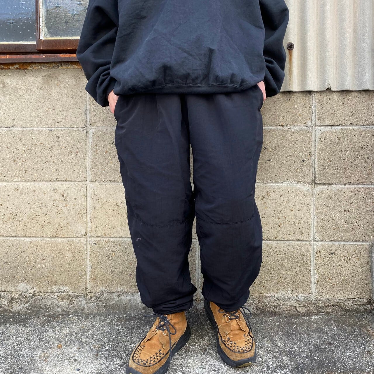 90年代 U.S.ARMY 米軍実品 IPFU ミリタリー ナイロンパンツ MEDIUM SHORT メンズL相当 古着 トレーニングパンツ ...