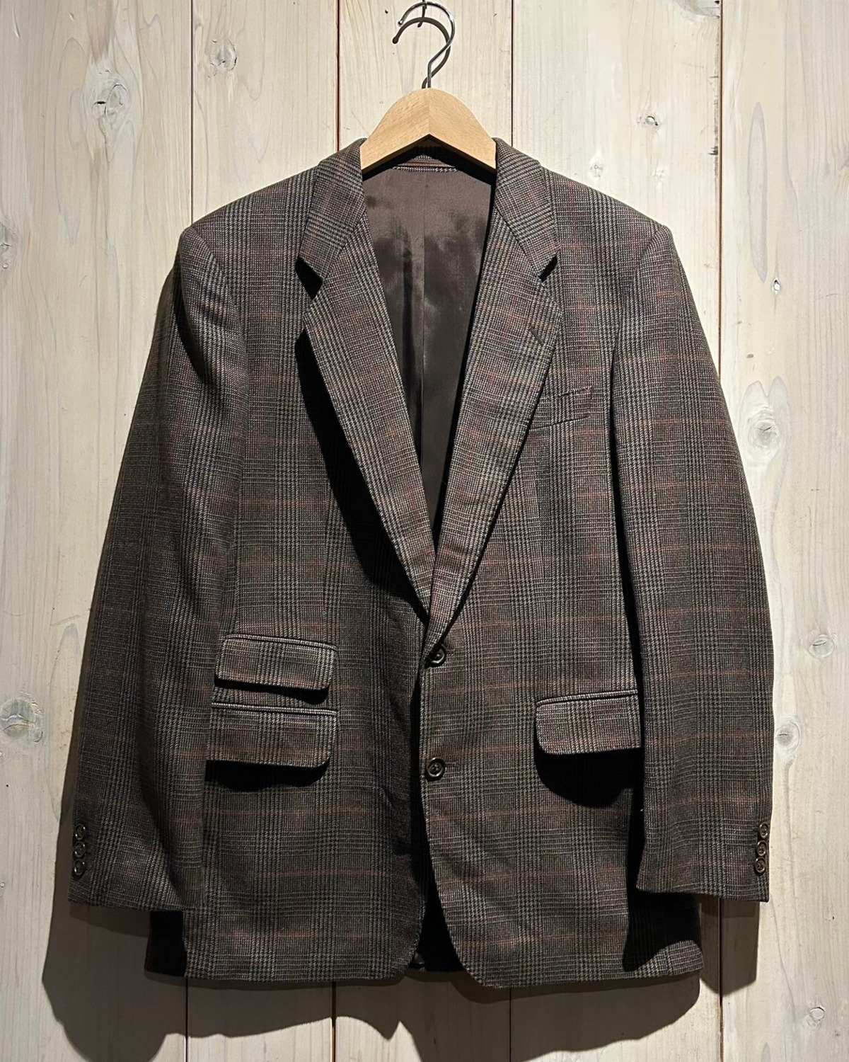 【a.k.a.C.a.k.a vintage】"BOSS" "HUGO BOSS" Gun Club Check Pattern ...
