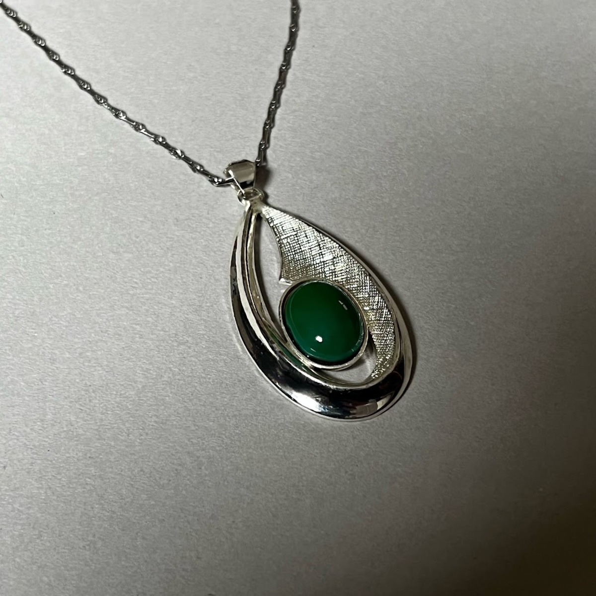 ロング ワントップ ロジウム ネックレス《N-0016》 | ModernLoop ユーズドアクセサリー専門店