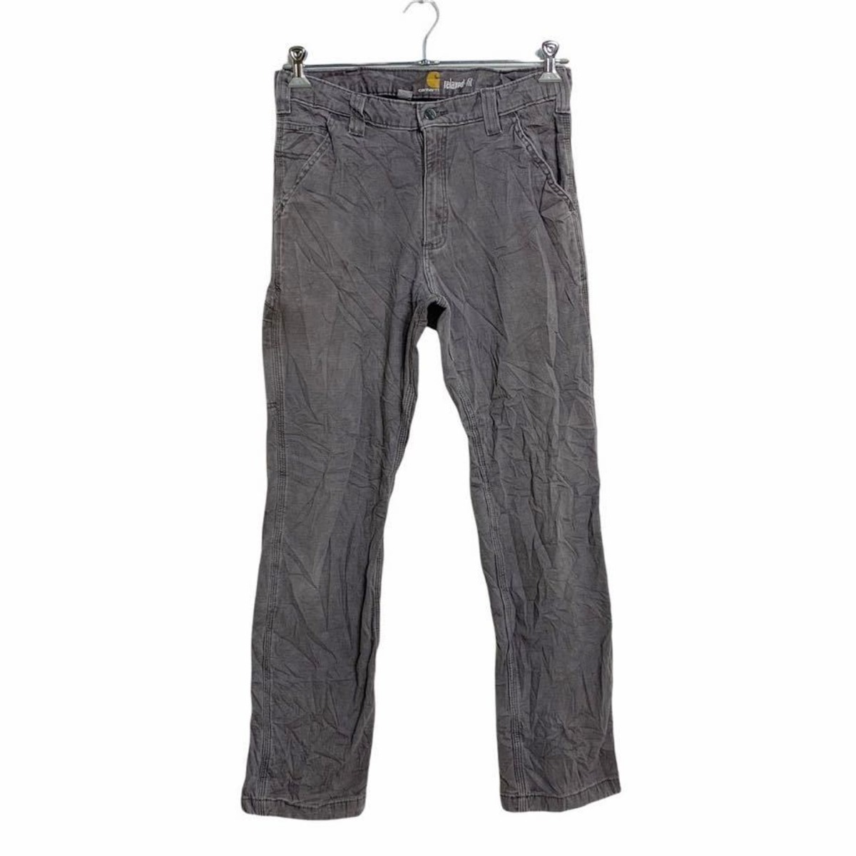 Carhartt ワークパンツ W32 グレー カーハート 103342 リラックスフィット ストリート 古着卸 アメリカ仕入れ b402 ...