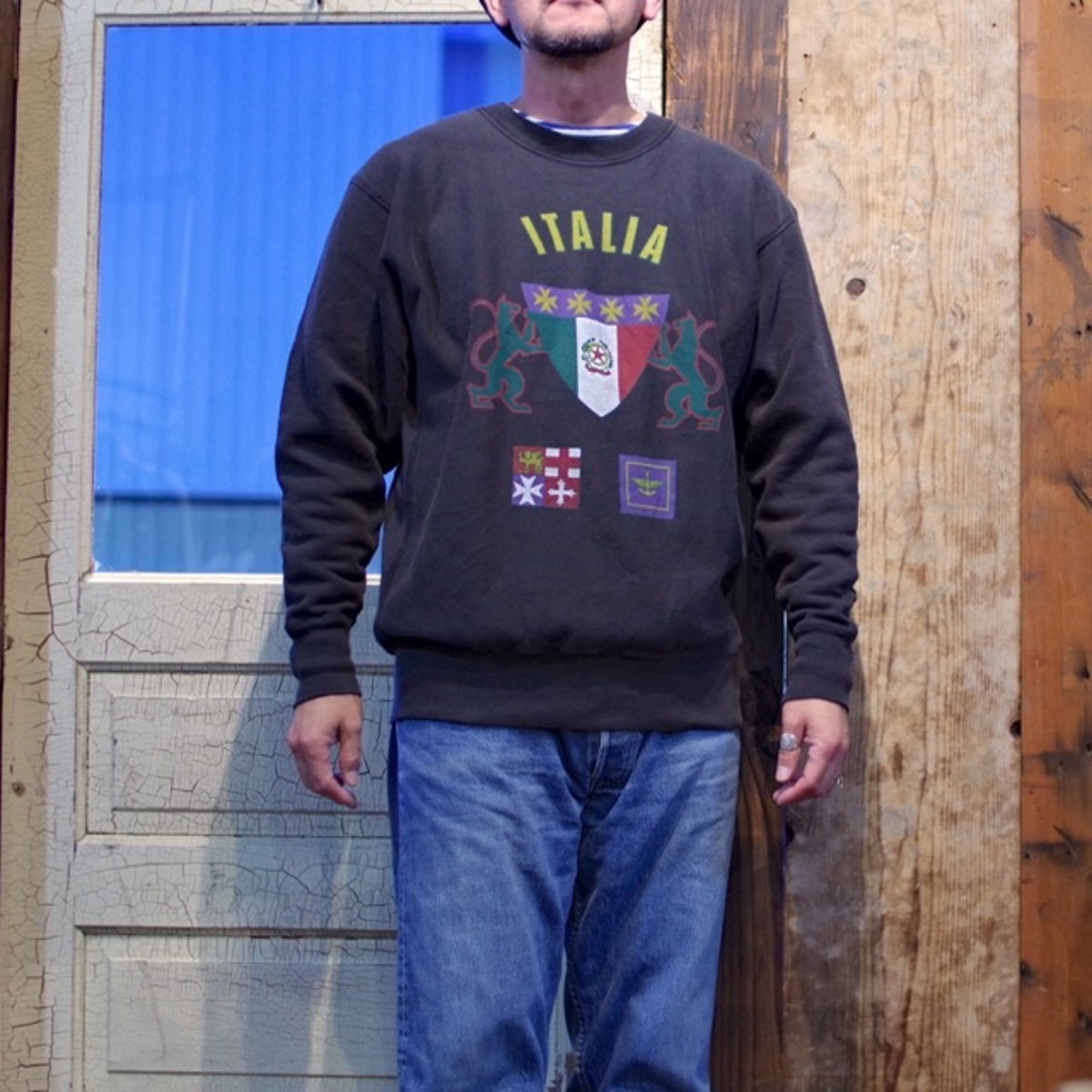 1990s H.L.MILLER GOLD Reverse Weave Type Sweat Shirt / リーバース タイプ アメリカ製 ...