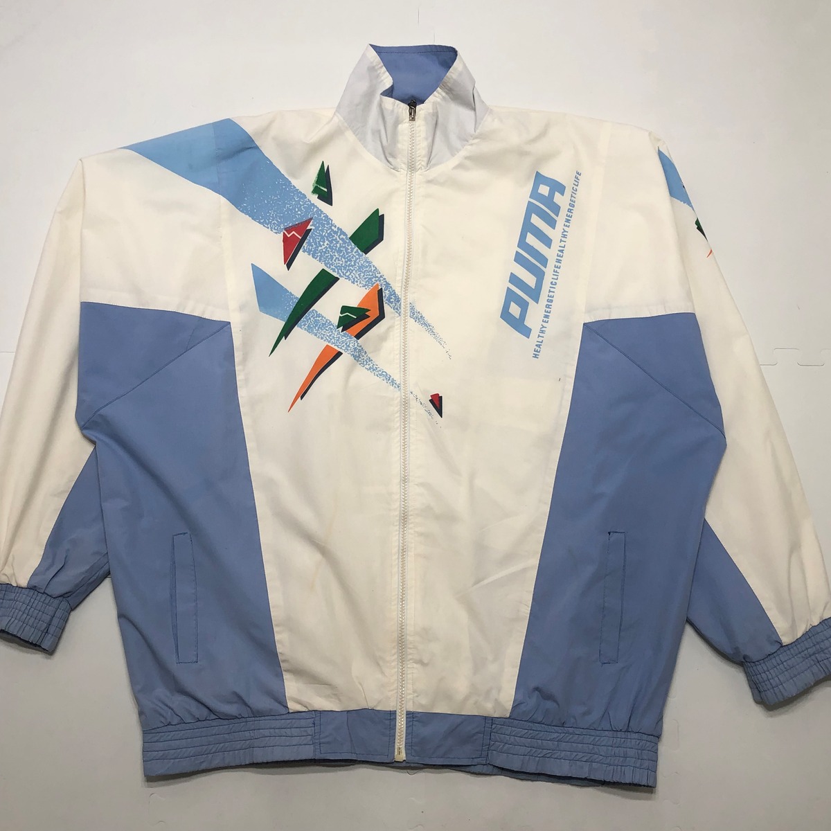 PUMA 90's ブルゾン ジャケット メンズS 90年代 ホワイト | OASISCLOTHING 海外古着屋【公式】通販サイト