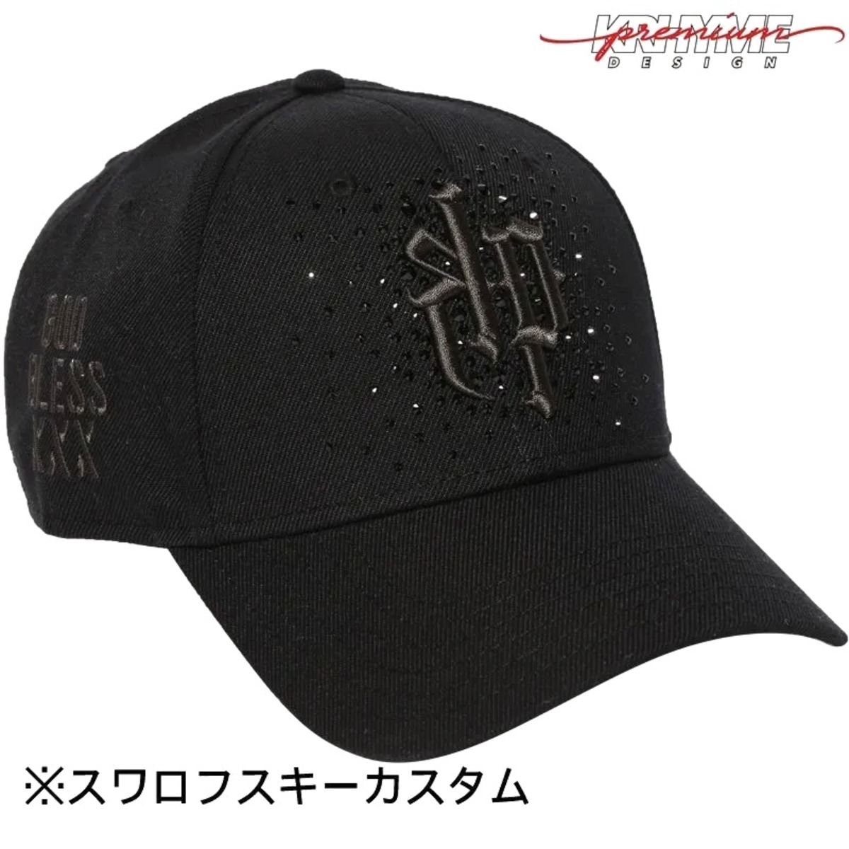 【KRHYME DESIGN】 LOW PROFILE CAP "KP LOGO -SWAROVSKI CUSTOM-" | JBOY ...