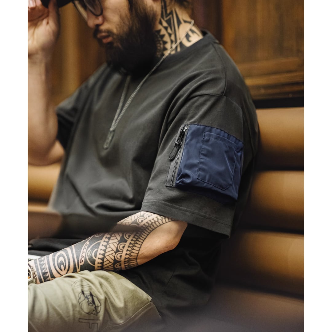 MA1 ポケット半袖 Tシャツ A0572 | lanten