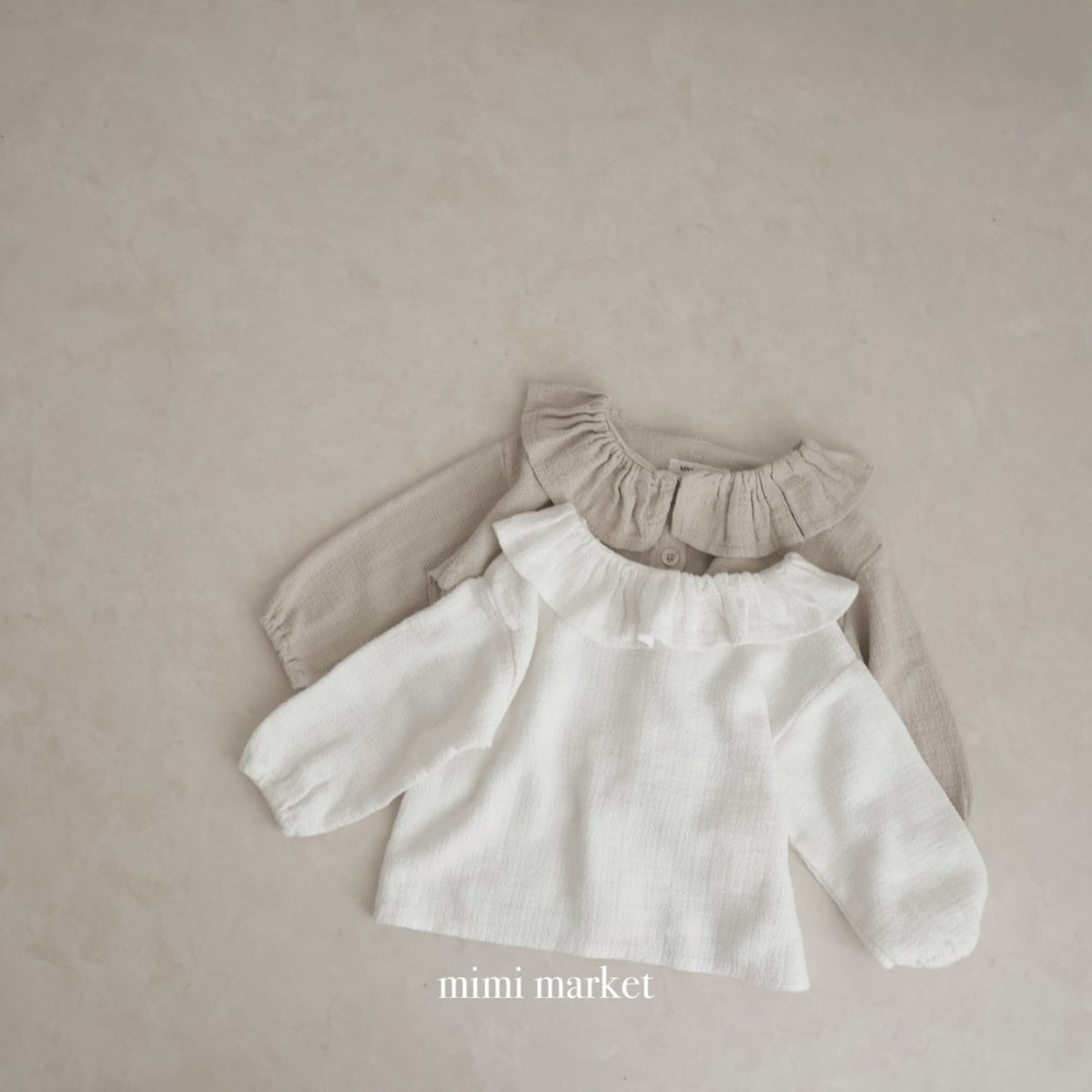 予約⌇mimi-market：Linger Frill Shirt | o'lino