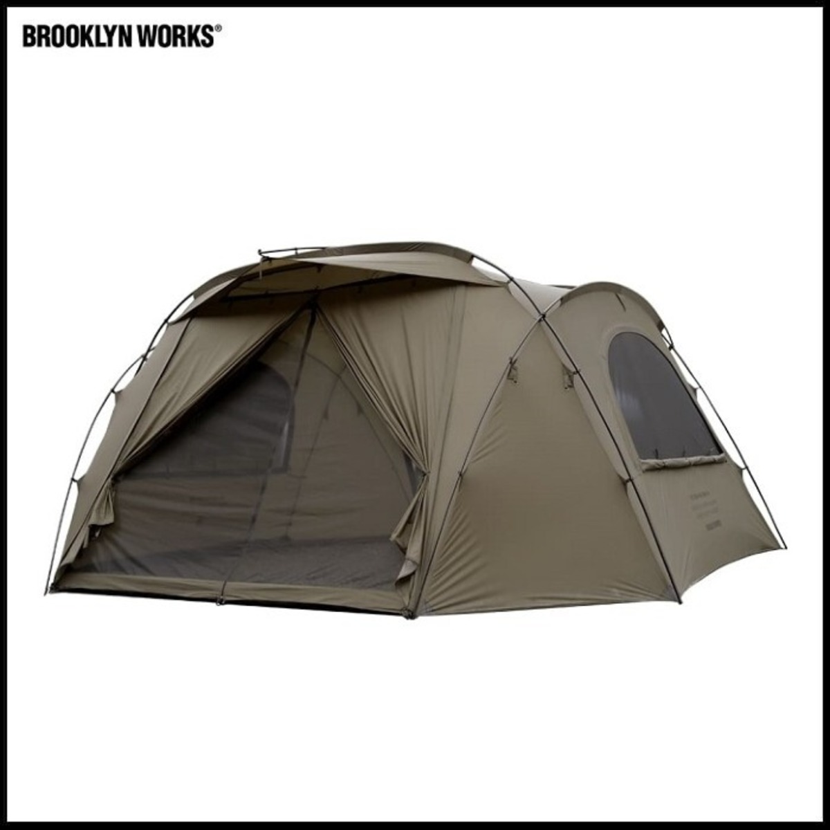 ロン シェルター カーキ（BROOKLYN WORKS） | outdoor.beans