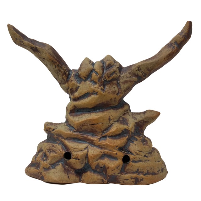 DEVILMAN x CATANA “DEMONS MASK” Ceramic Incense Chamber -BROWN- | CATANA