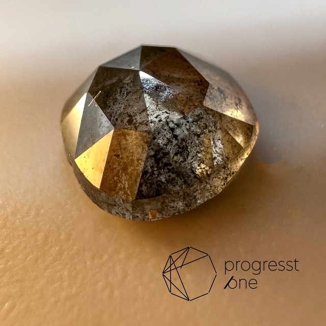 ソルトアンドペッパーダイヤモンド0.63ct | progresstone