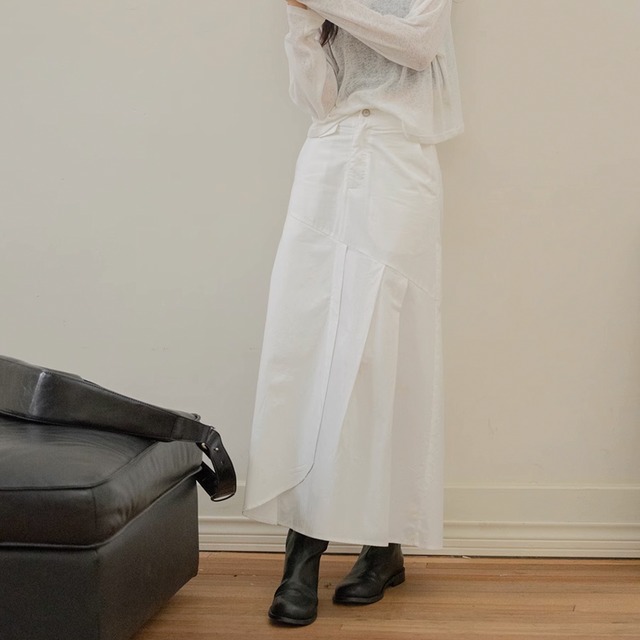 フローラルパターンAラインロングスカート /YM0164 | Evermod