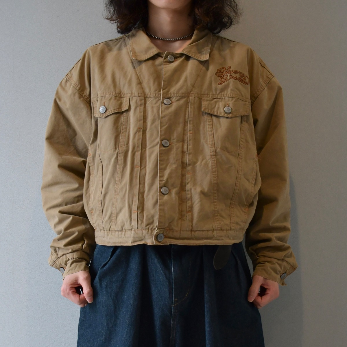 90s-00s cropped work jacket | natume