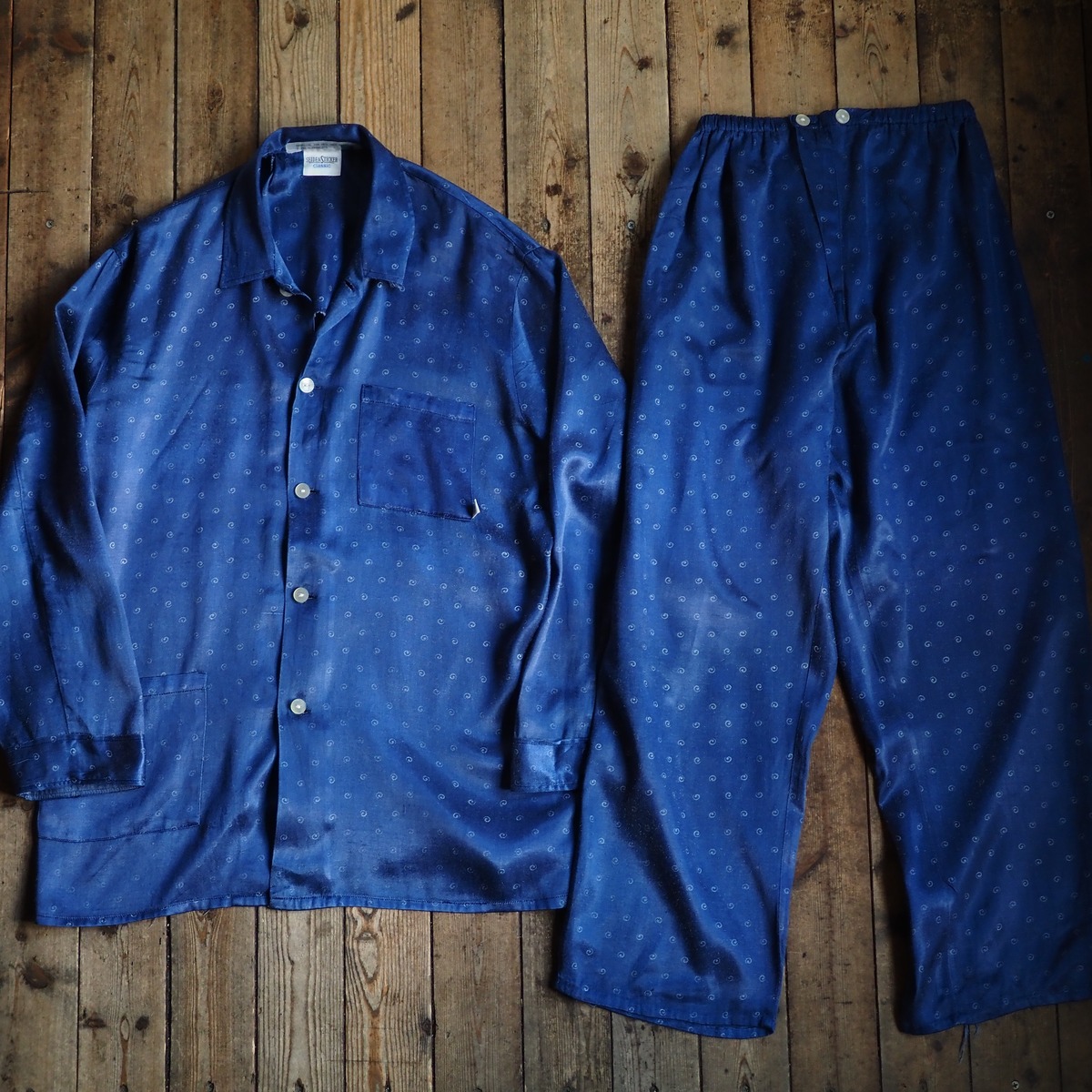 grunge! German Vintage Pajama Set Up ヨーロッパ ドイツ ビンテージ パジャマセットアップ NIRVANA ...