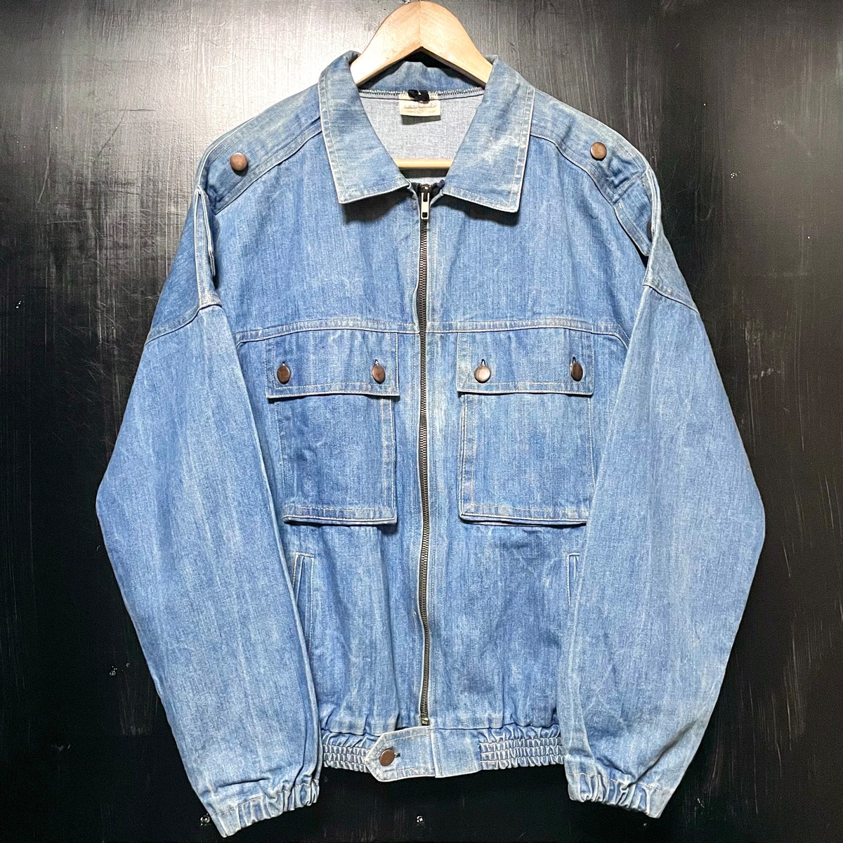 〜80's / Penny Denim Bomber Jacket | ASCENT