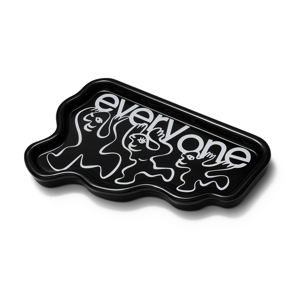 everyone vincent ceramic tray (BLACK) | everyone