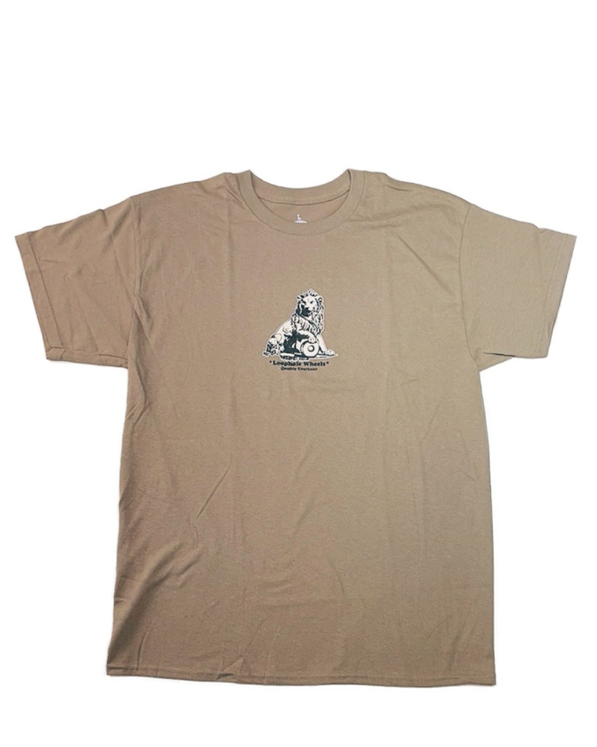 LOOPHOLE WHEELS KING TEE BROWN | people