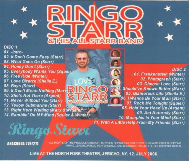 RINGO STARR & His All Starr Band / EVERYBODY WANTS YOU | CD shop Bluebird Records