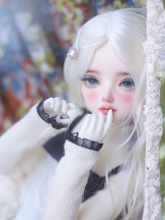 ヘッドのみ！ボディなし ノーメイク HEAD BJD 1/4 MDD MSD 女の子 球体関節人形 本体 DOLL ボディ カスタムドール ...