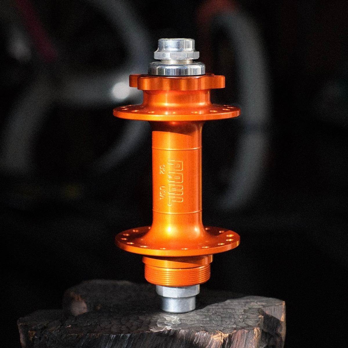 【PAUL COMPONENT】 REAR DISK WORD HUB (ORANGE/12×142mm) | Humhumhug ...