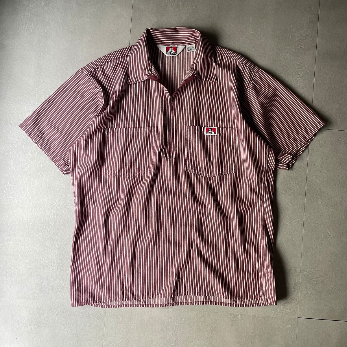 80's Ben Davis half zip work shirt | Pheasant