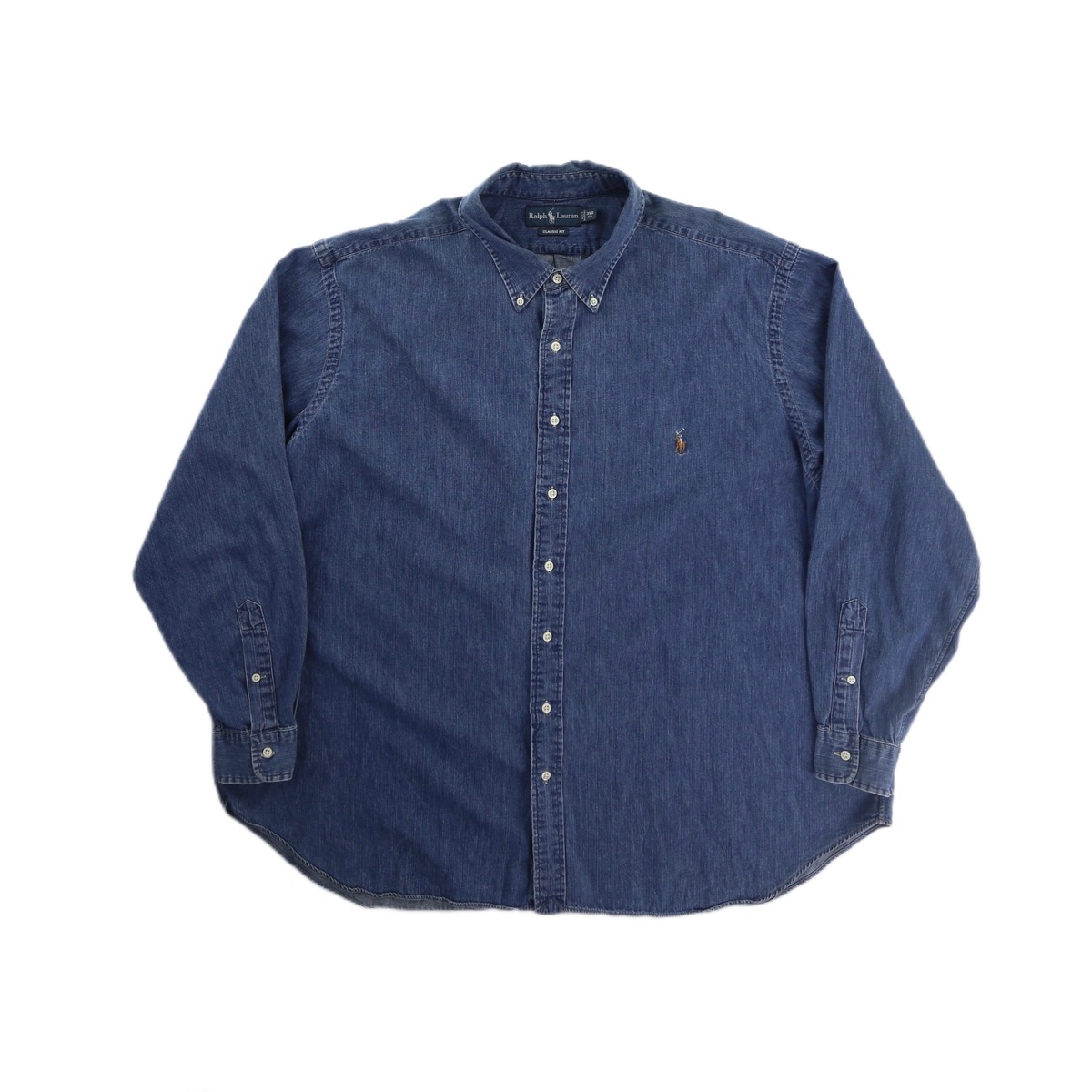 【FIFTY-FIFTY】RALPH LAUREN oversized denim shirt -10513- | cv