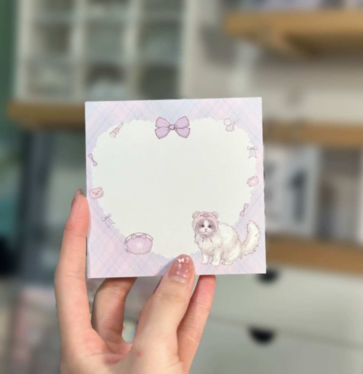 新作☆PB114 PinkBerry【Purple Cat Love】メモ帳 | cherish365_zakka