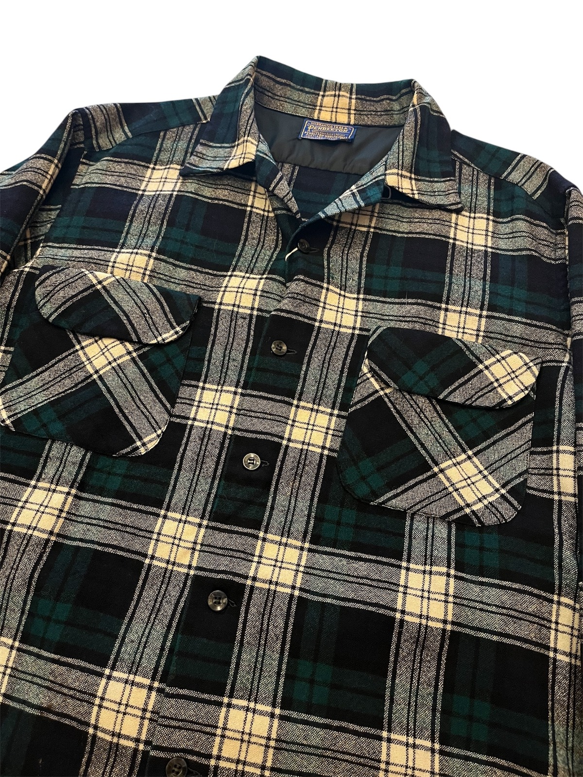 50s Pendleton Plaid Borad Shirt 50年代 ペンドルトン プラッド ボードシャツ ウールシャツ | ROOMNUMBER10