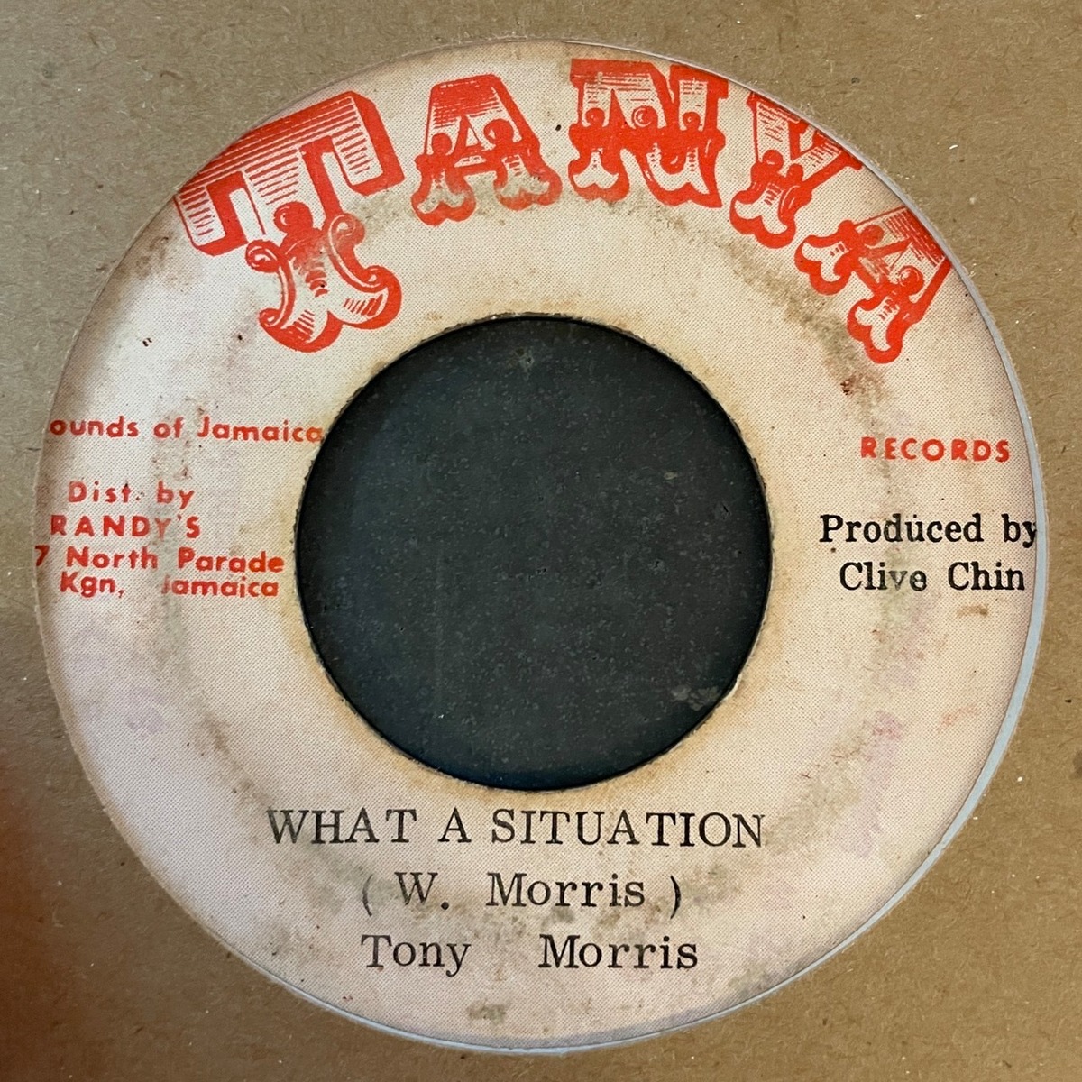 Tony Morris - What A Situation【7-21630】 | Jamaican Soul