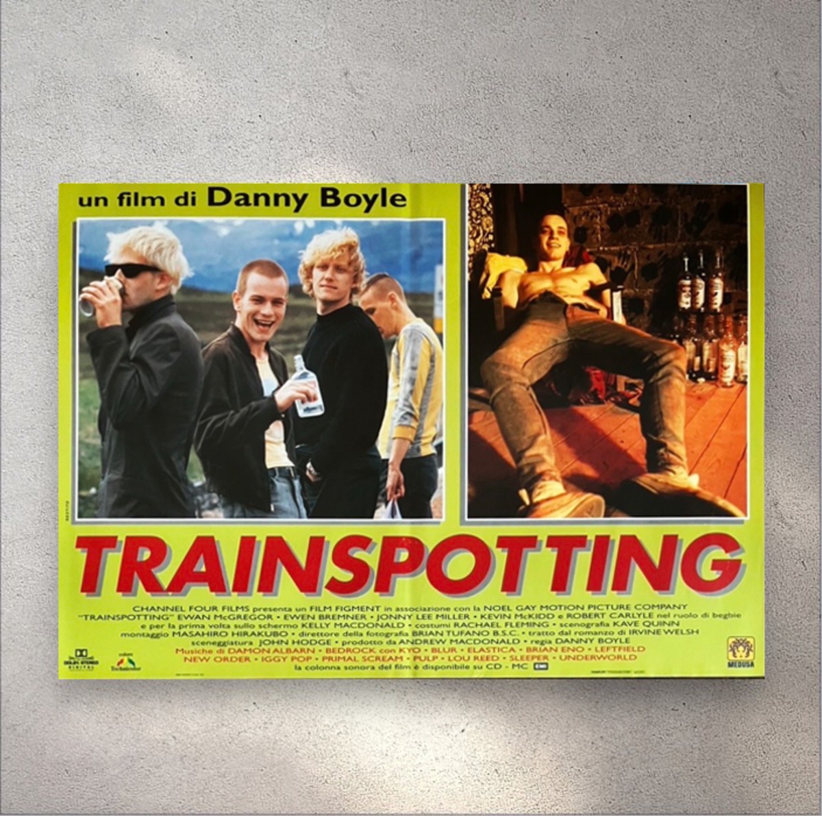 1996「Trainspotting」【TF0001】イタリア版映画ポスター | woodmarquee
