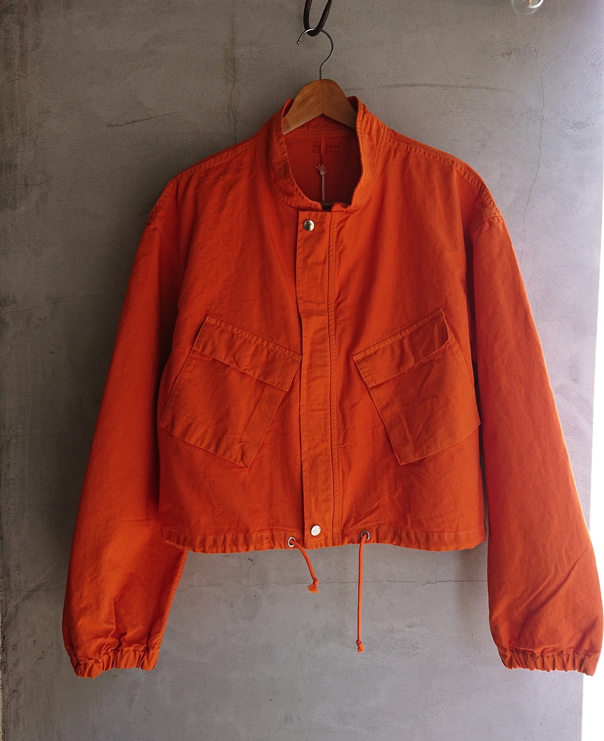 AUTHEN "MILITARY SHORT JACKET" Orange Color | BOW & ARROW WEB STORE