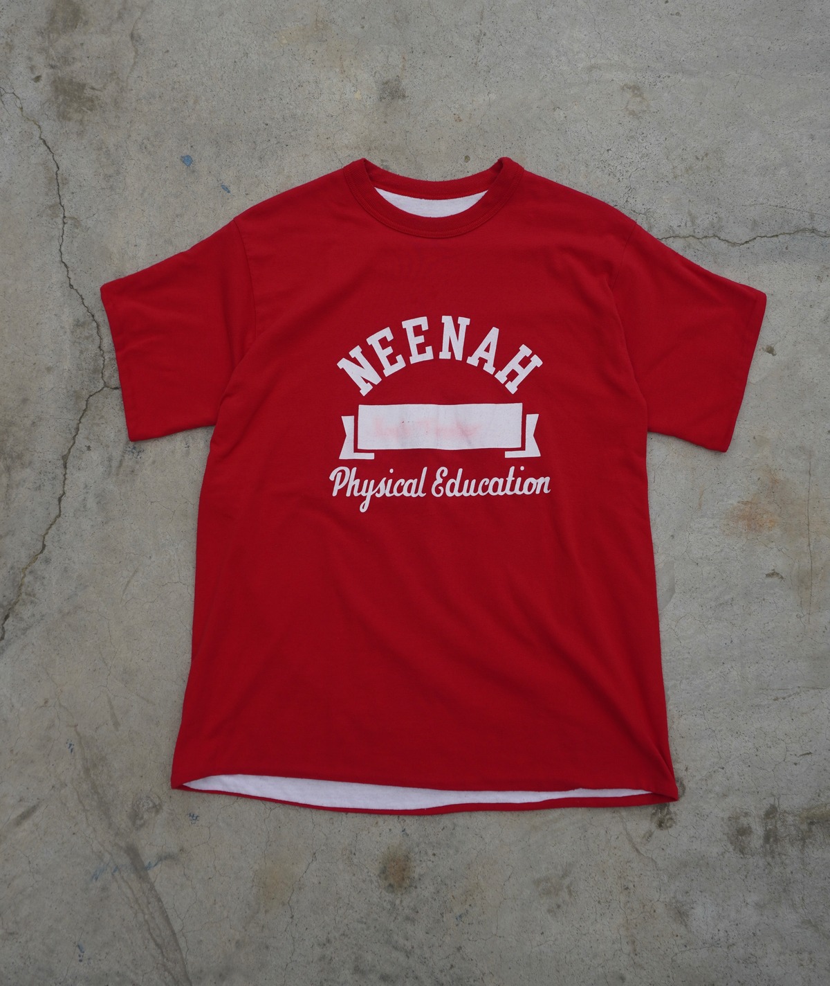 80s NEENAH Physical Education USA製 リバーシブルTシャツ | FEELING