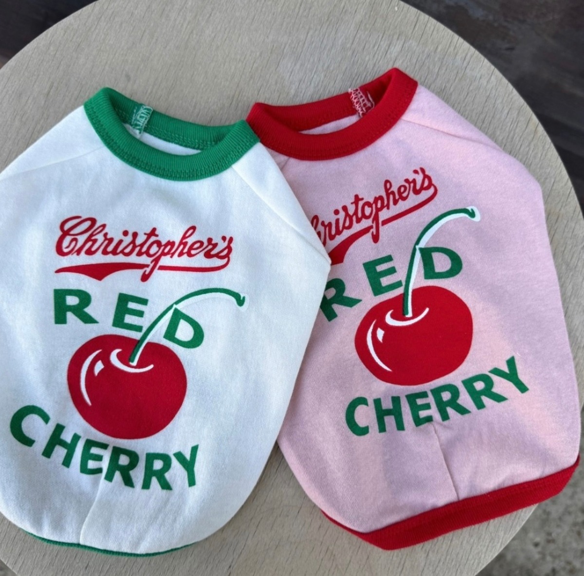 《Apple apple》Red Cherry T-shirt | NALU_dog closet