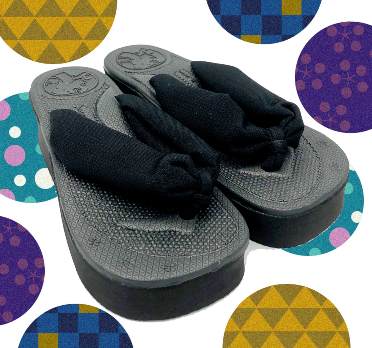 こっぽりん 黒/黒 080 | HANA ZORI