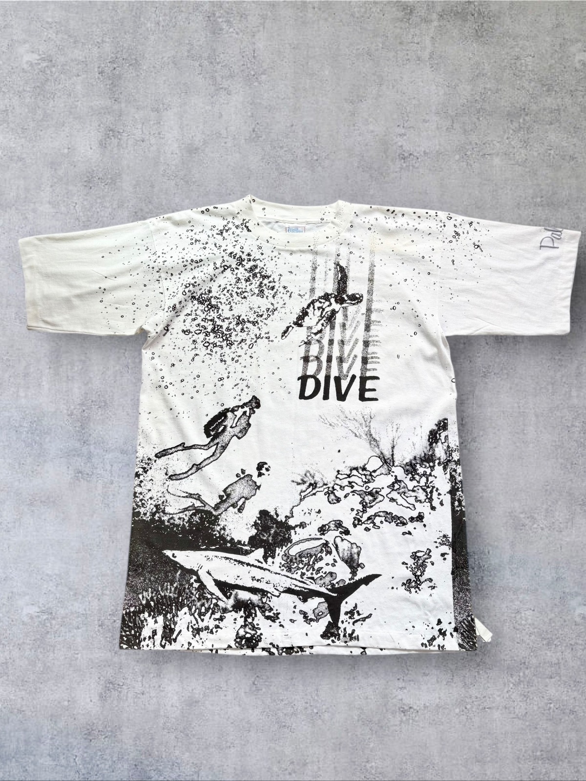 1990s dive all over print tee | PARA select&vintage