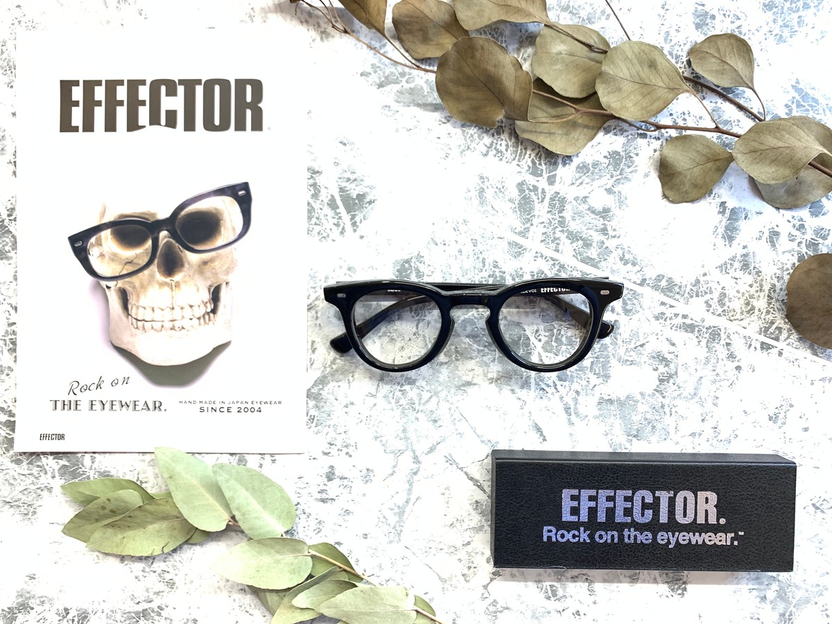 EFFECTOR×EFILEVOL AW/BK | メガネ工房 BASE店