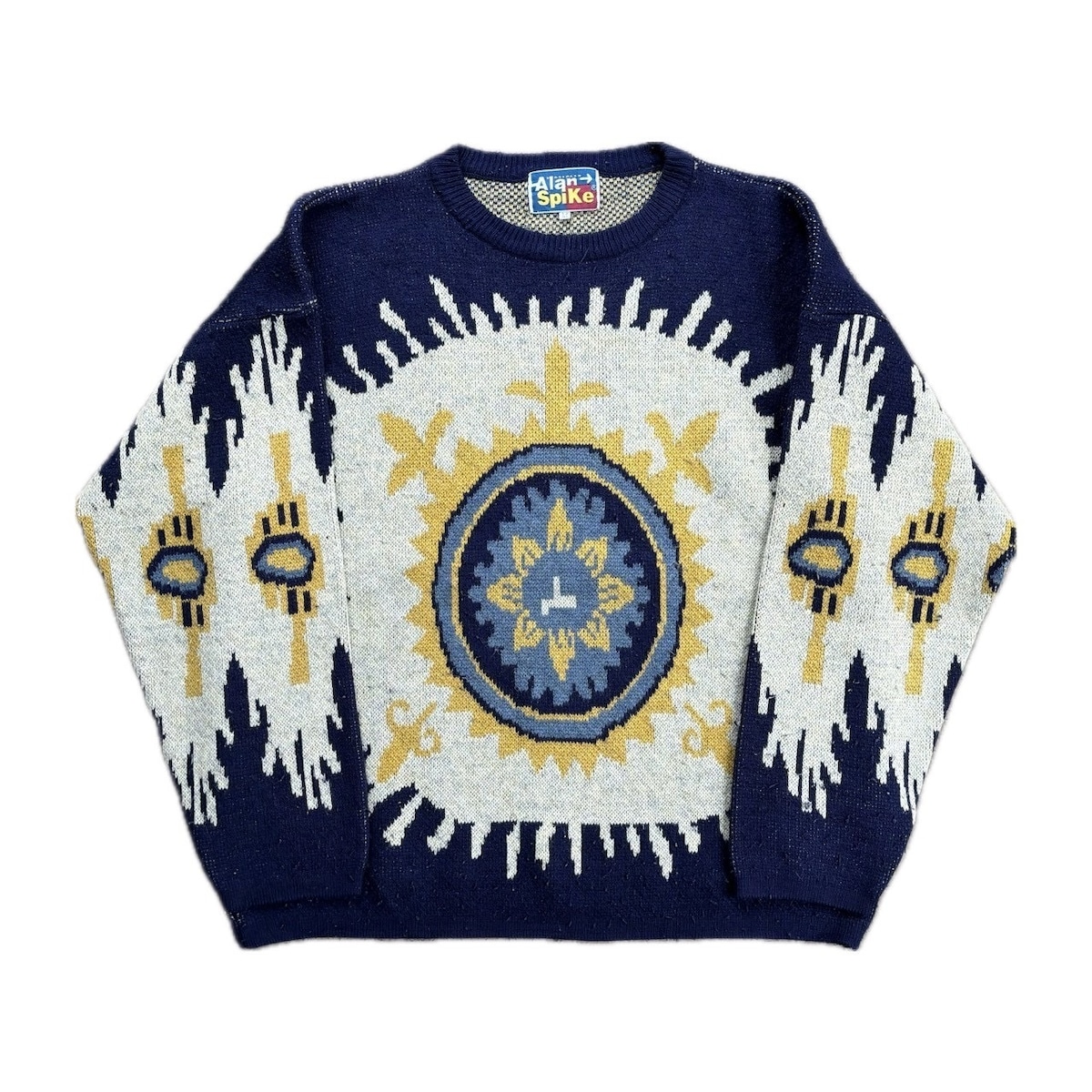 90s Alan SpiKe Sun Motif Knit | PIXIE