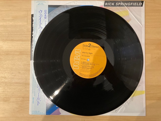 RICK SPRINGFIELD / Wait for night | sixteen records (シックスティーンレコード)