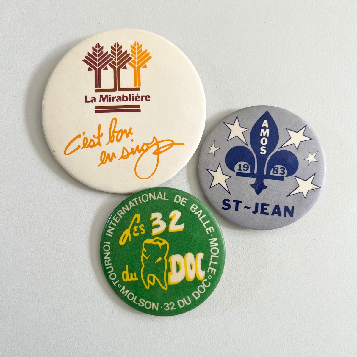 vintage PinBack Button set | atelierpuppy