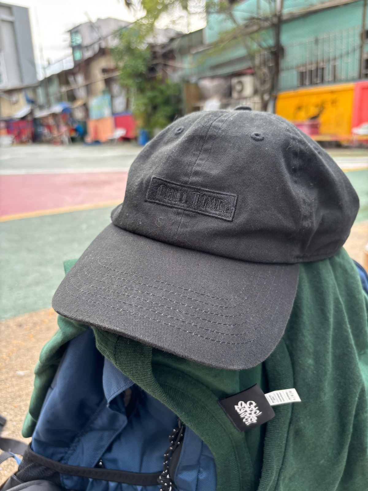 CHILL TIME 6PANEL CAP（BLACK x BLACK） | LEGALIZE-TOKYO