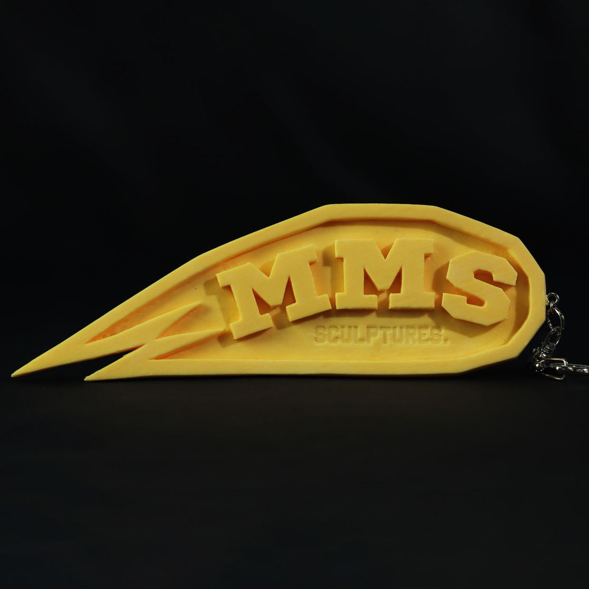 MMS EMBLEM KEYHOLDER - キャンパーイエロー | M&Ms(メイキングアンドモンスターズ)