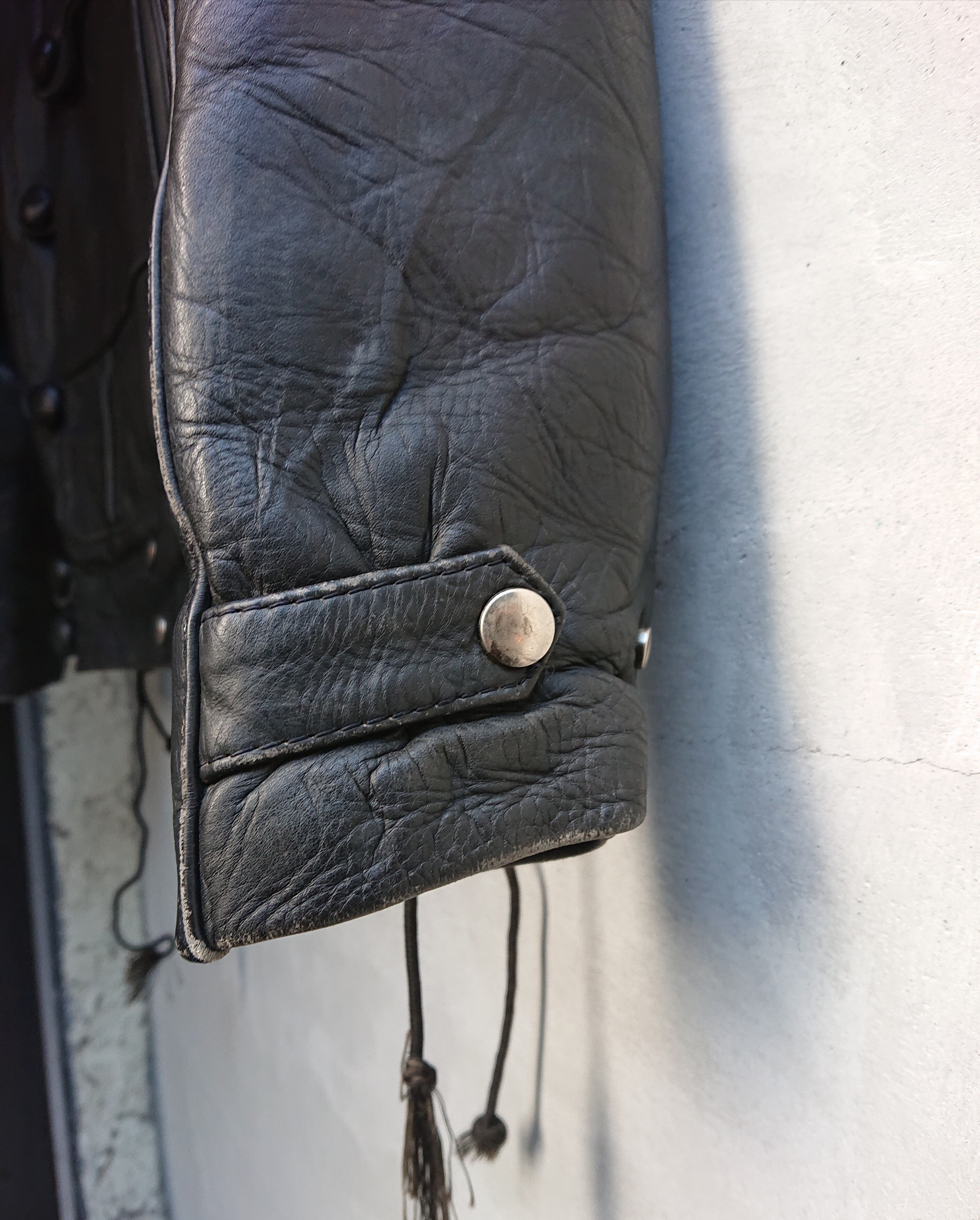 VINTAGE MOTO-CUIR SWEDISH ARMY MOTORCYCLE JKT DESIGN LEATHER VINTAGE MOTO-CUIR SWEDISH ARMY MOTORCYCLE JKT DESIGN LEATHER