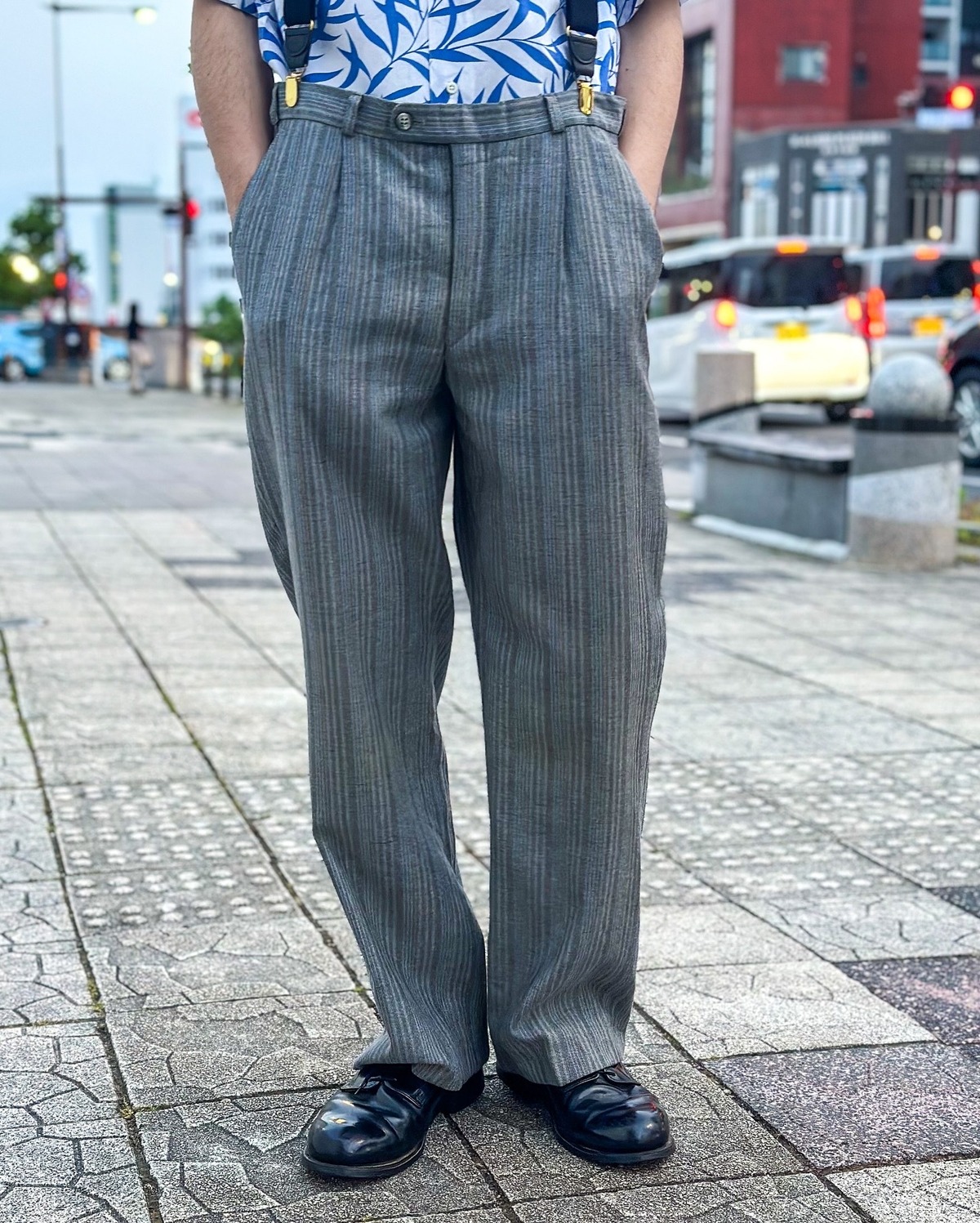 80〜90's Promotion Club Stripe Slacks | regnbage