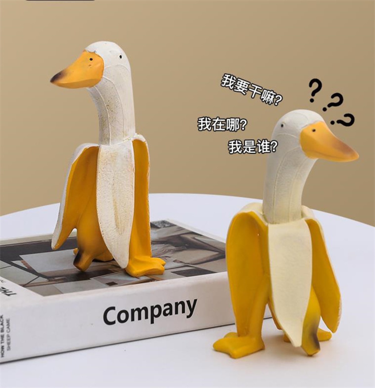 家の飾 おかしい かわいい り誕生日プレゼント バナナアヒル 飾り テーブルの飾り | interior7