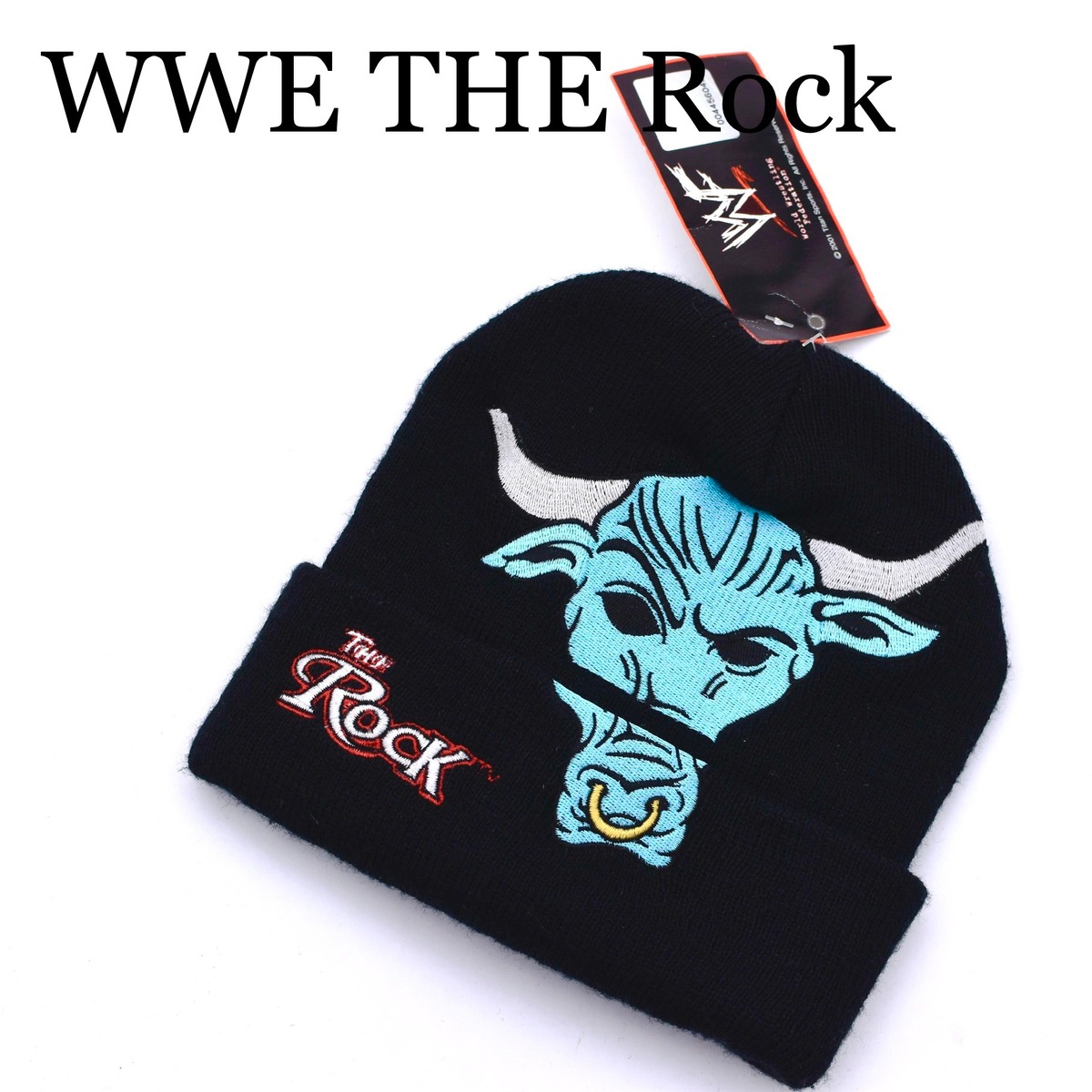 Dead stock WWE THE ROCK beanie | 古着屋 grin days memory 【公式】古着通販 オンラインストア