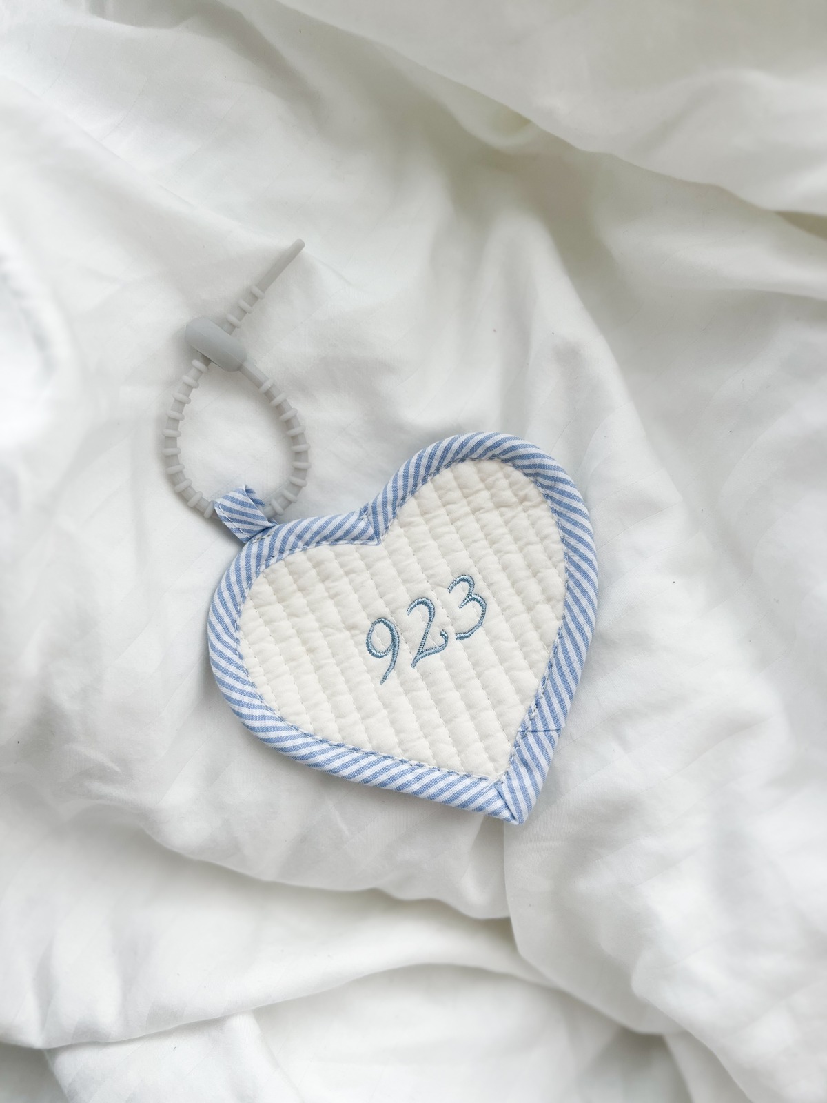 ブルーのHeart charm | Luce original