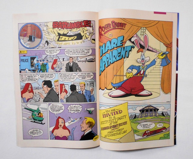 【ロジャーラビット ロジャー・ラビット ROGER RABBIT】 #13 ＜1991年＞ DISNEY AMBLIN アメコミ アメリカン ...