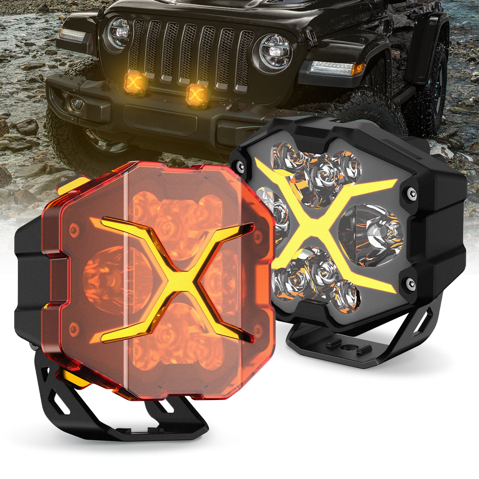 【即納可能】Novsight ROCK Series X 4inch LED LIGHT SYSTEM | novsight_japan