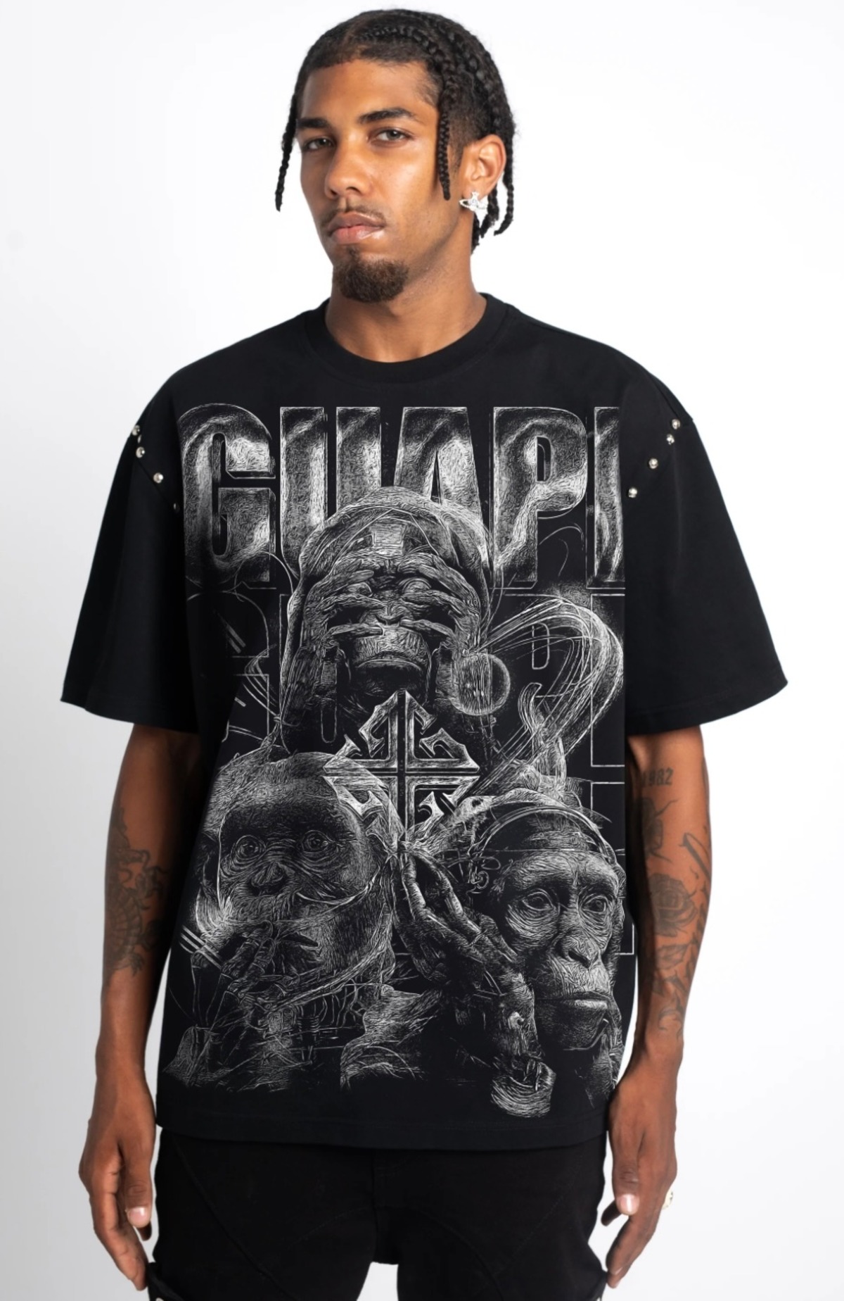 GUAPI graphic tee 三猿 | Bigwillie
